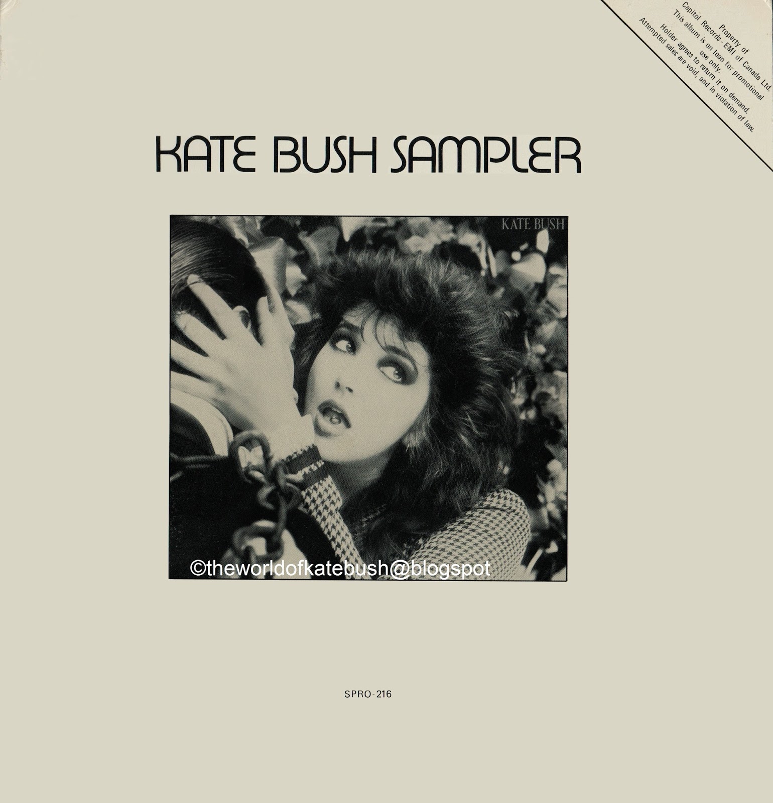 THE WORLD OF KATE BUSH: Kate Bush Sampler - Canadian Promo