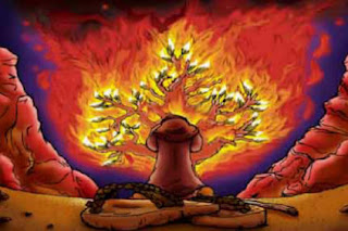 Exodus: Exodus 3:2 The burnig bushwas in fact a Hologram