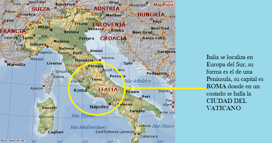 "Viaje por Europa" *Ciudad del Vaticano*: Ubicación Geografíca