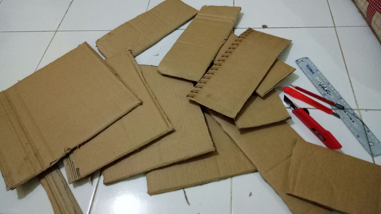 Kuyimuct-Yell: Cara Membuat Rak Dari Kardus Bekas Step By Step Mudah Senang