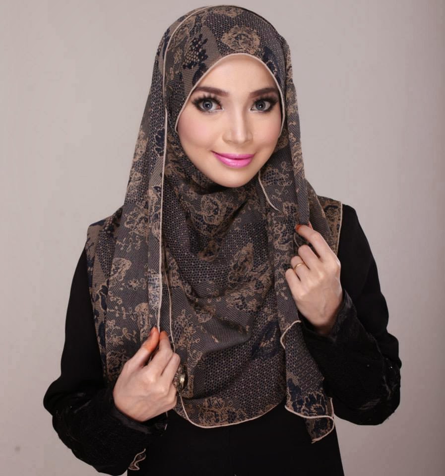 theHIJABbyQEZ: chiffon capsule cut shawl