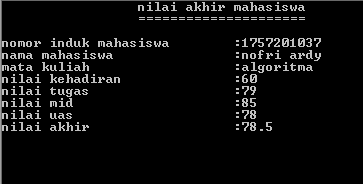Coding Menghitung Nilai Mahasiswa | Pasti Sarjana