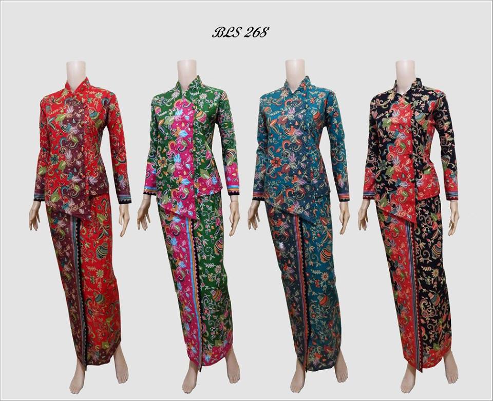 Model Baju Batik Pramugari Lengan Panjang - Seputar Model