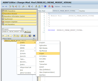 Crear Dynpros para crear, modificar y visualizar datos en una base de ...