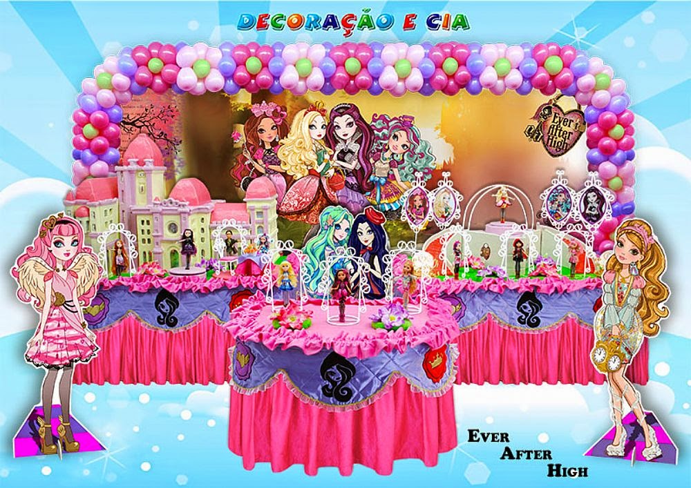 Ever After High Oficial: Mesa Tema Ever After High chegou ao Brasil