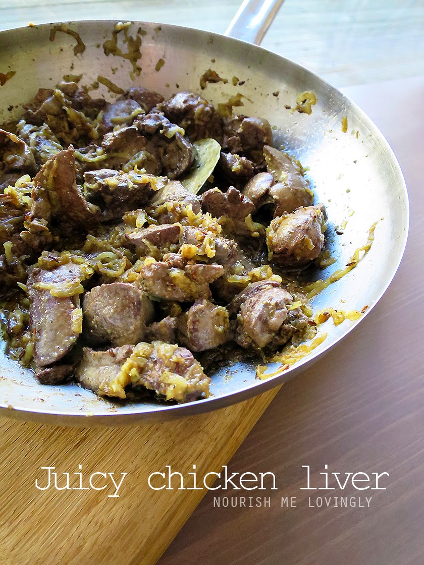 Nourish me lovingly: Green pea chicken liver