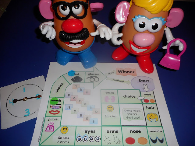 Reading2success: Mr & Mrs. Potato Head - Fun Learning Activities