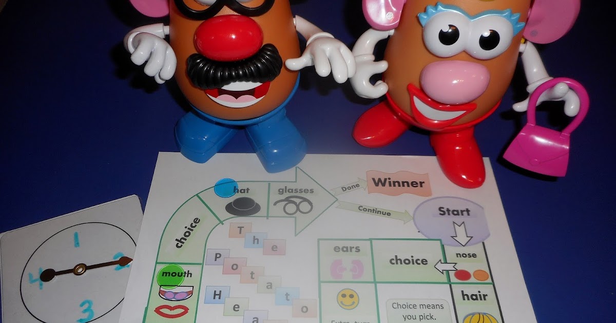 Reading2success: Mr & Mrs. Potato Head - Fun Learning Activities
