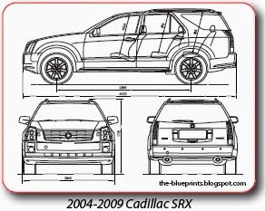 Vector Blueprints - Cars, Trucks, Busses and others: Cadillac - Vector ...