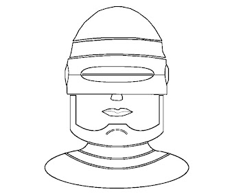 #7 Robocop Coloring Page