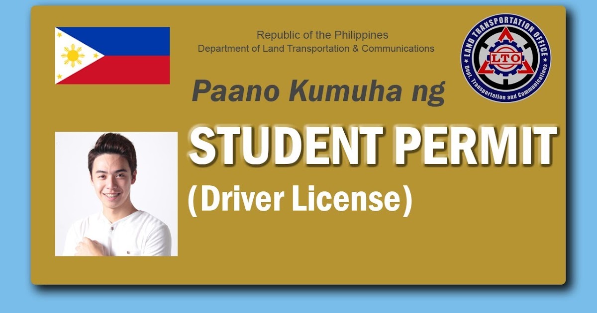 Updated LTO Student Permit License Requirements 2018 - USAPANGPERA.PH