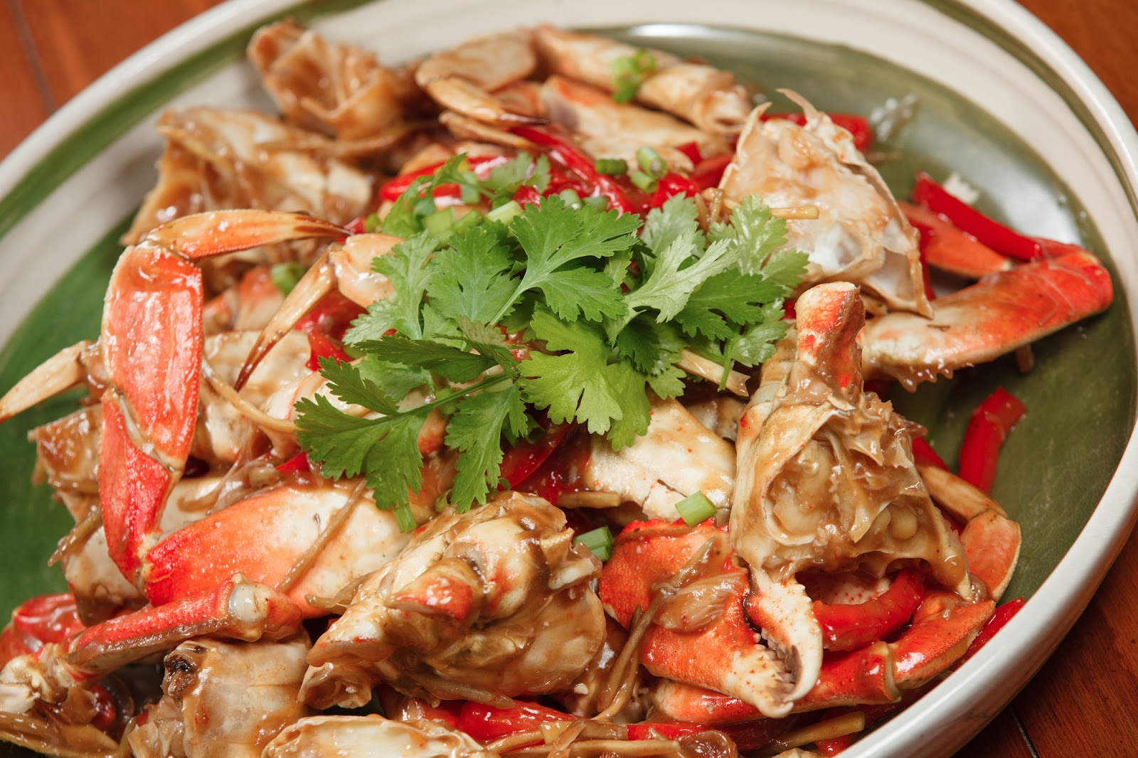 kruizing with kikukat: Ginger-Scallion Crab