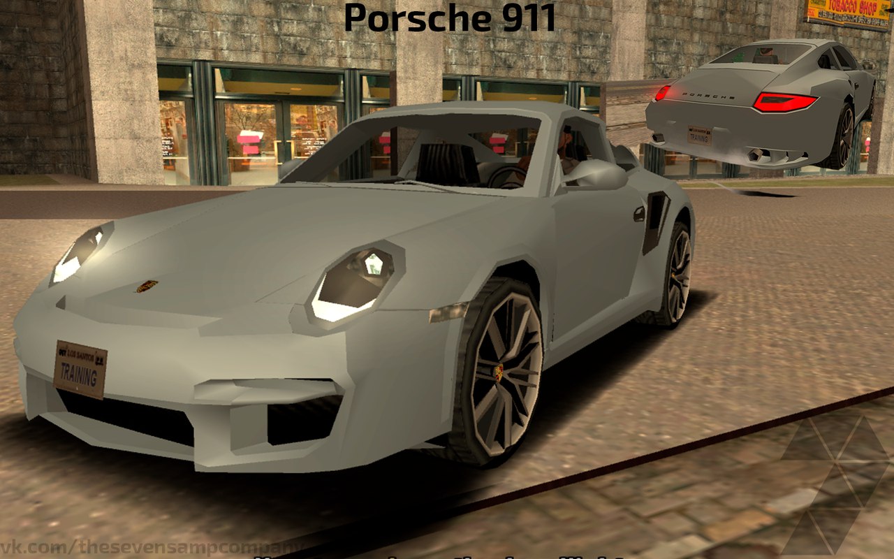 GTA SA LowPoly Mods: 2012 Porsche 911 Carrera