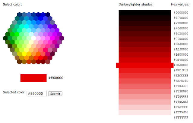 Sew Many Ways...: Blogging Tip...Easy Color Codes For Your Blog Design