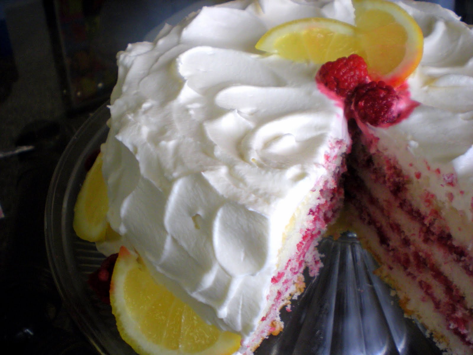 Swavory Stuff: Lemon Raspberry Layer Cake