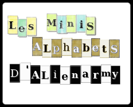 Etiquettes à gogo: Planche mini alphabet V2