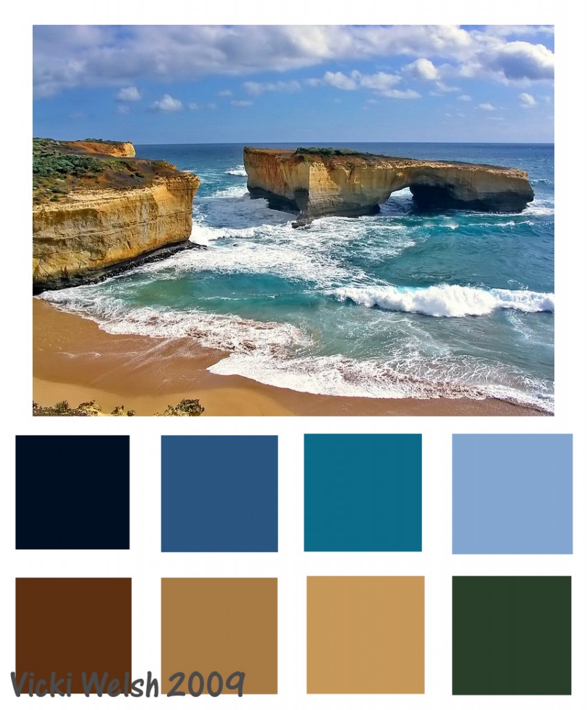 Marty's Fiber Musings: Three Creative Studios April Color Palette Challenge