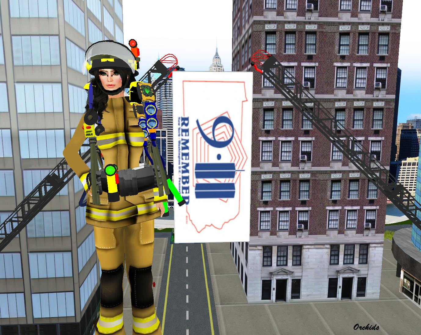 Observing 9/11 in Second Life- Dedicated to those who fell and to those ...