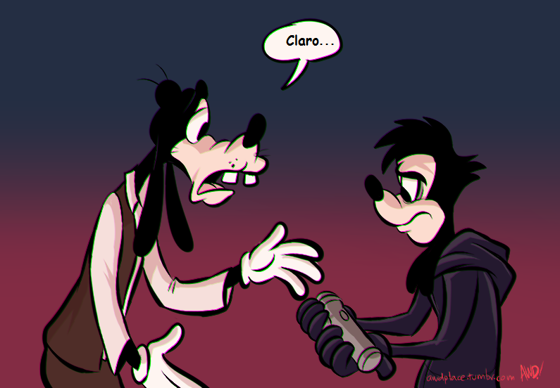 Cineptimo Arte: Goofy y Max Versión Starwars VII El despertar de la fuerza