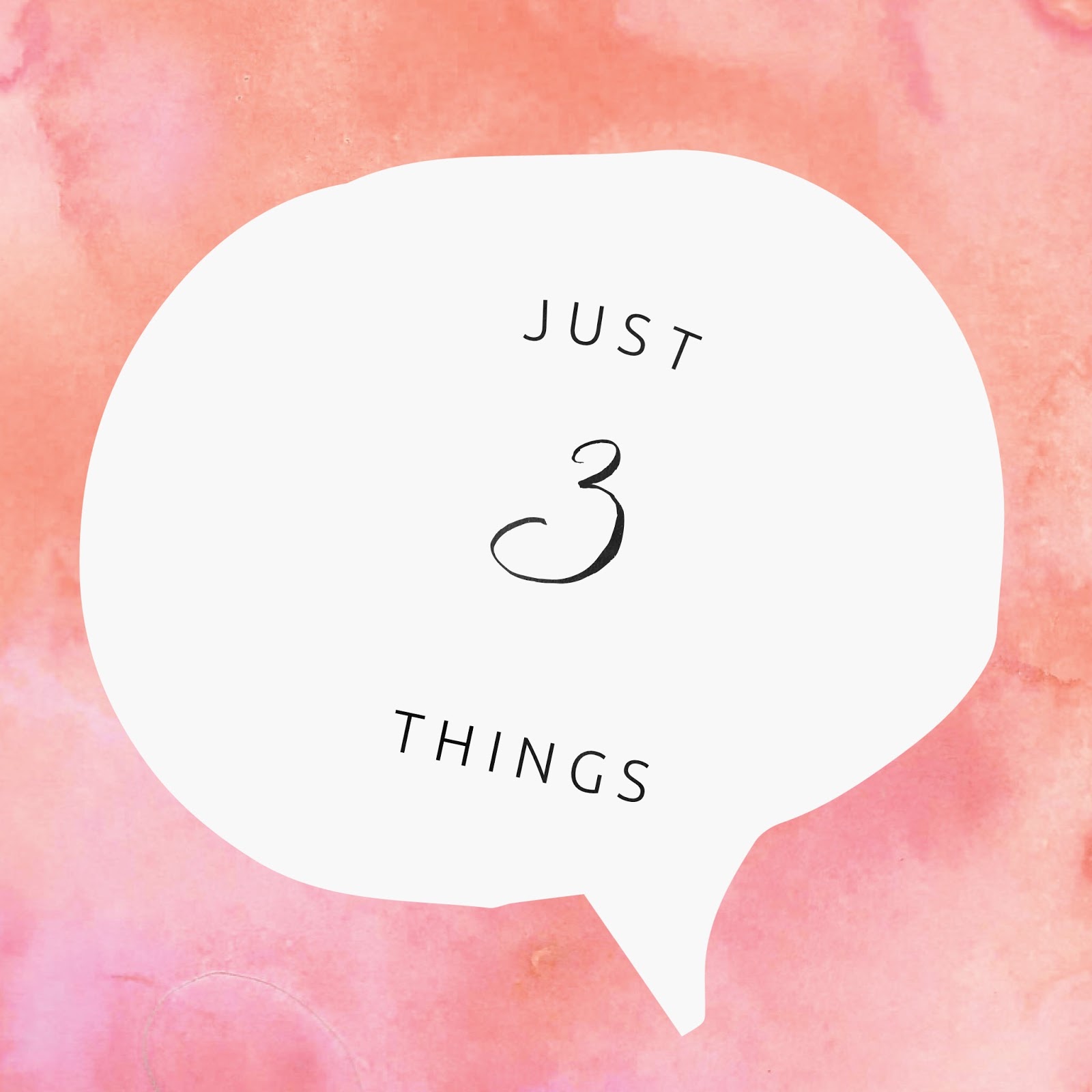 5th and state: Just Three Things