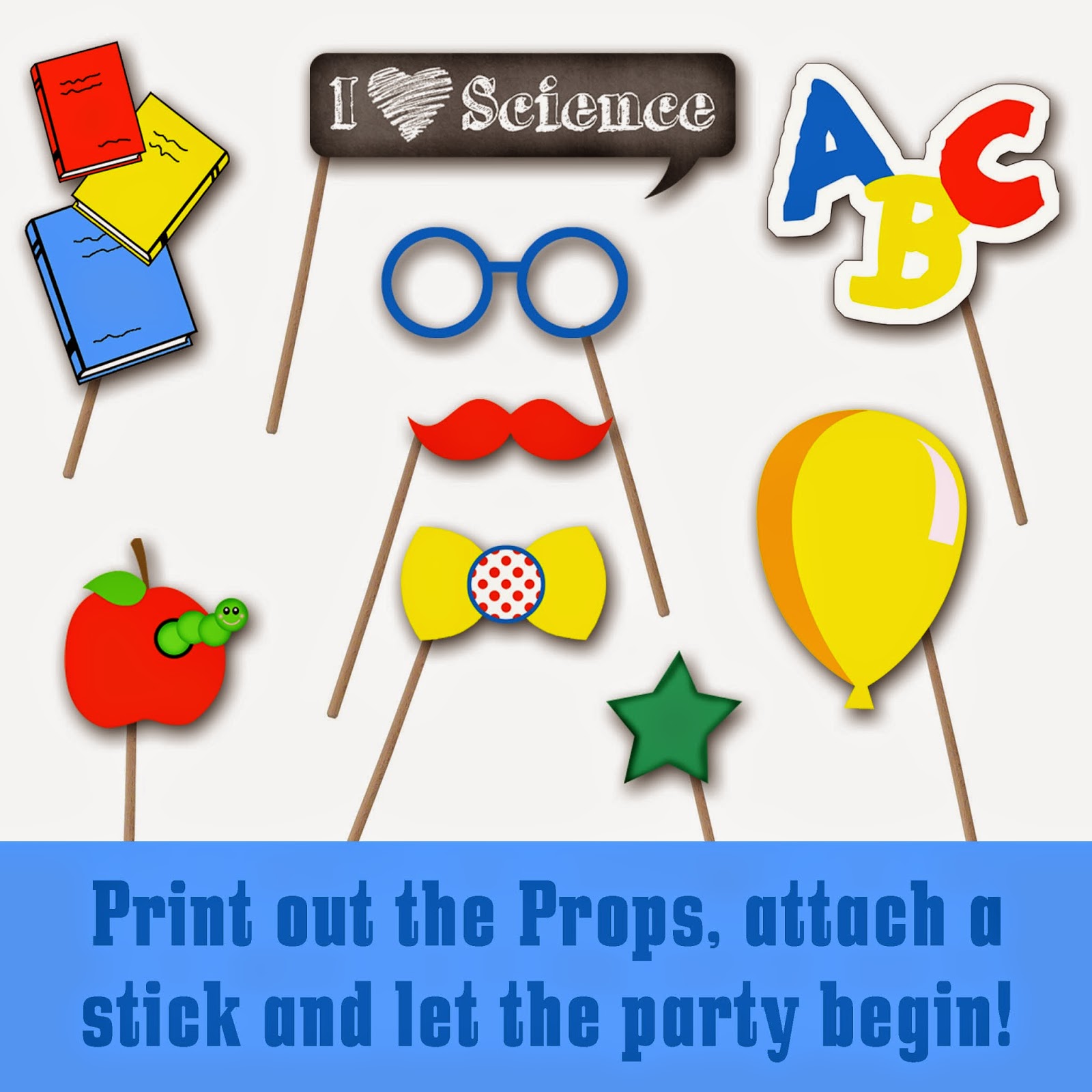 Old Market Corner: Back to School Photo Booth Prop Set with FREE Dr ...