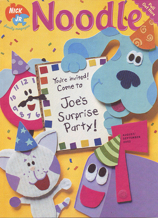 Amanda Lee Summers: Nick Jr. Magazine - Cut paper and fabric