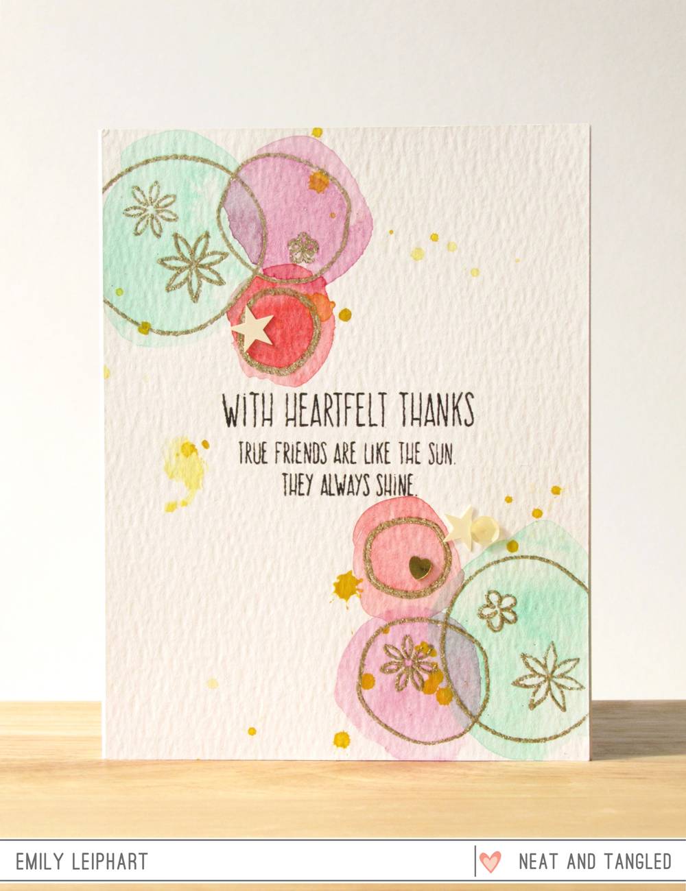 Art♥from♥the♥Heart: {Neat & Tangled} Heartfelt Thanks