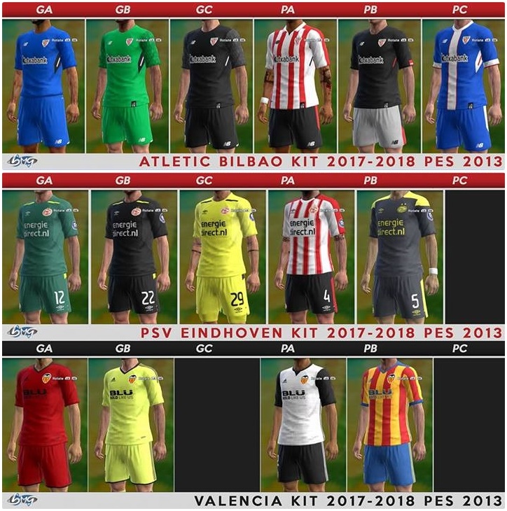 PES 2013 Mini Kitpack Season 2017/18 by AbdDlsz - Pes-Moder