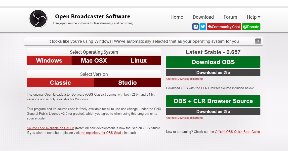 S'Tsung's Blog: Streaming via Open Broadcaster Software