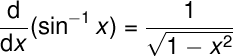 Math Principles: Derivative - Inverse Trigonometric Functions