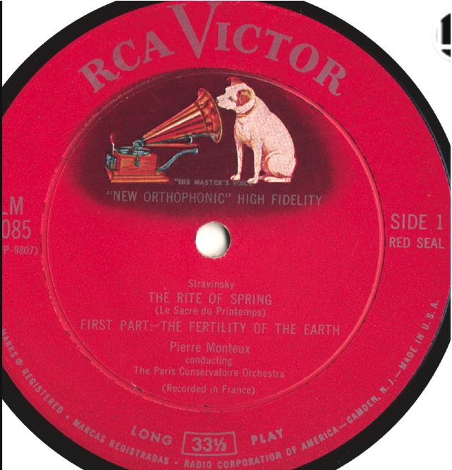 pierre monteux-paris conservatoire orchestra-stravinsky-RITE OF SPRING ...