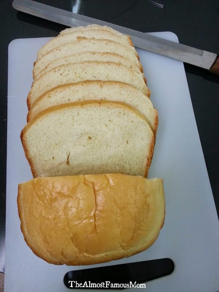 The Almost Famous Mom: Classic White Bread for Bread Maker