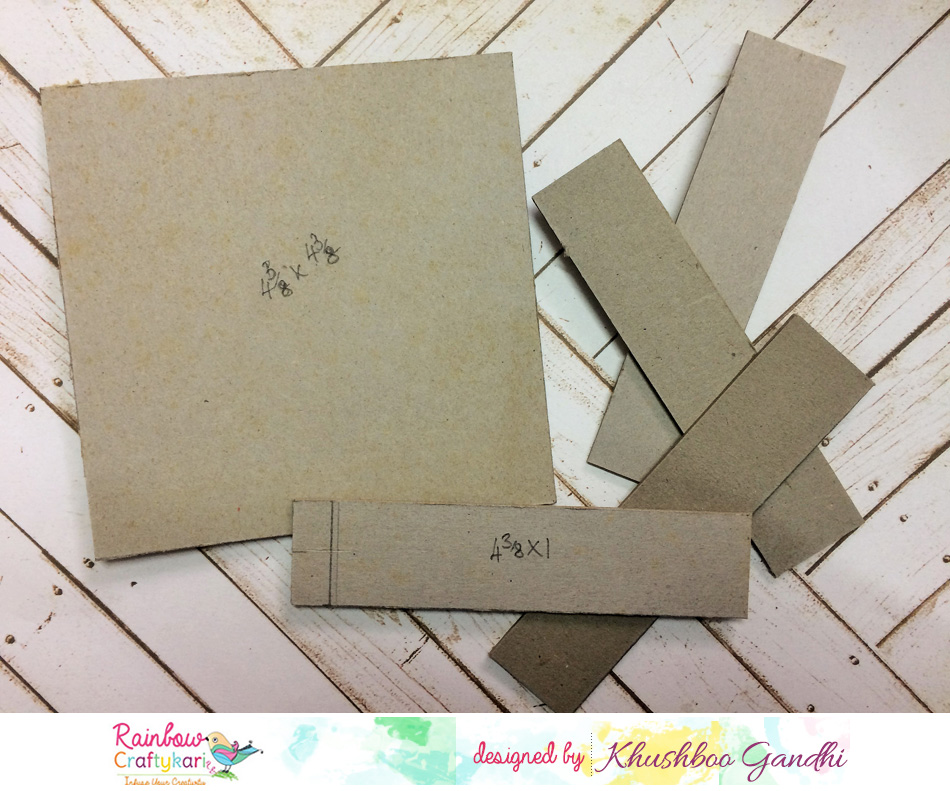 Welcome to Rainbow Craftykari Blog: Quick and Easy Chipboard Box ...