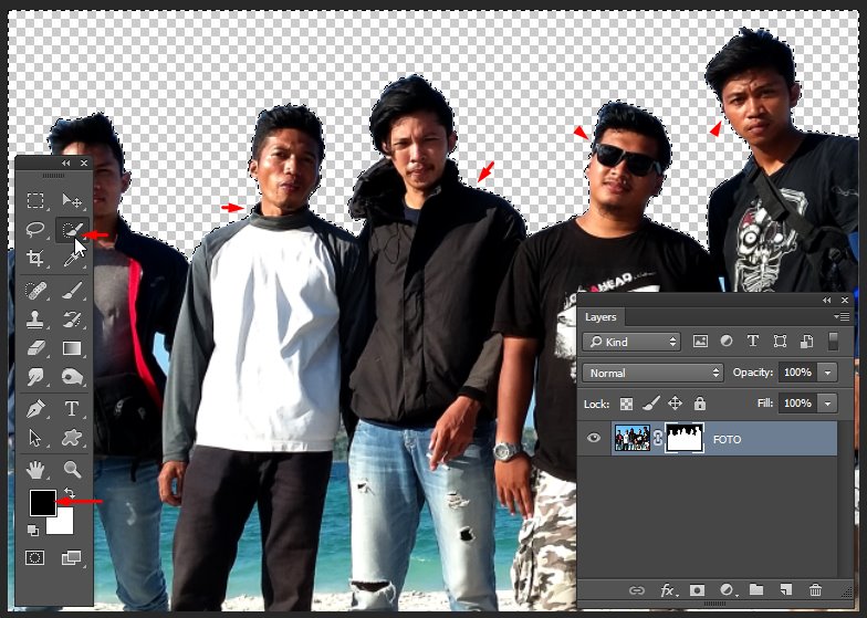 BELAJAR TEKNIK MASKING PHOTOSHOP - DASAR MANIPULASI FOTO - Bimbel Sekolah