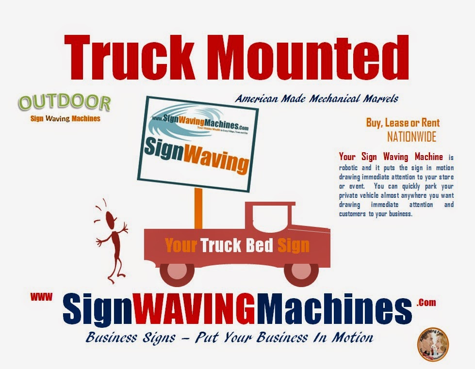 Sign Waving Sign Spinning Machine Robot Spinners Advertising Signs ...