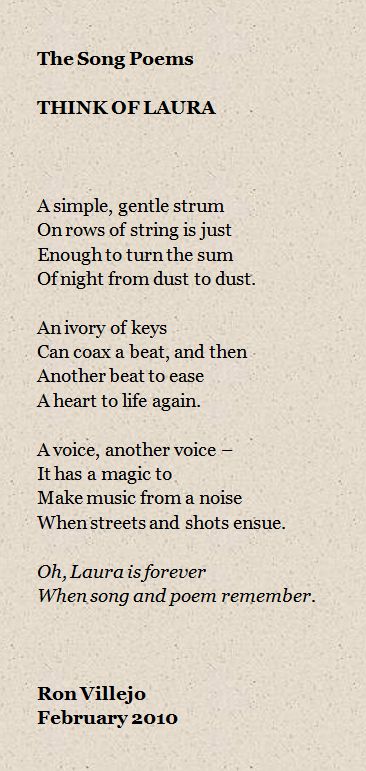 Poetry in Multimedia: Think of Laura