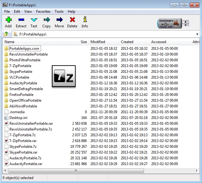 MUNDO PORTABLE: 7-Zip Portable