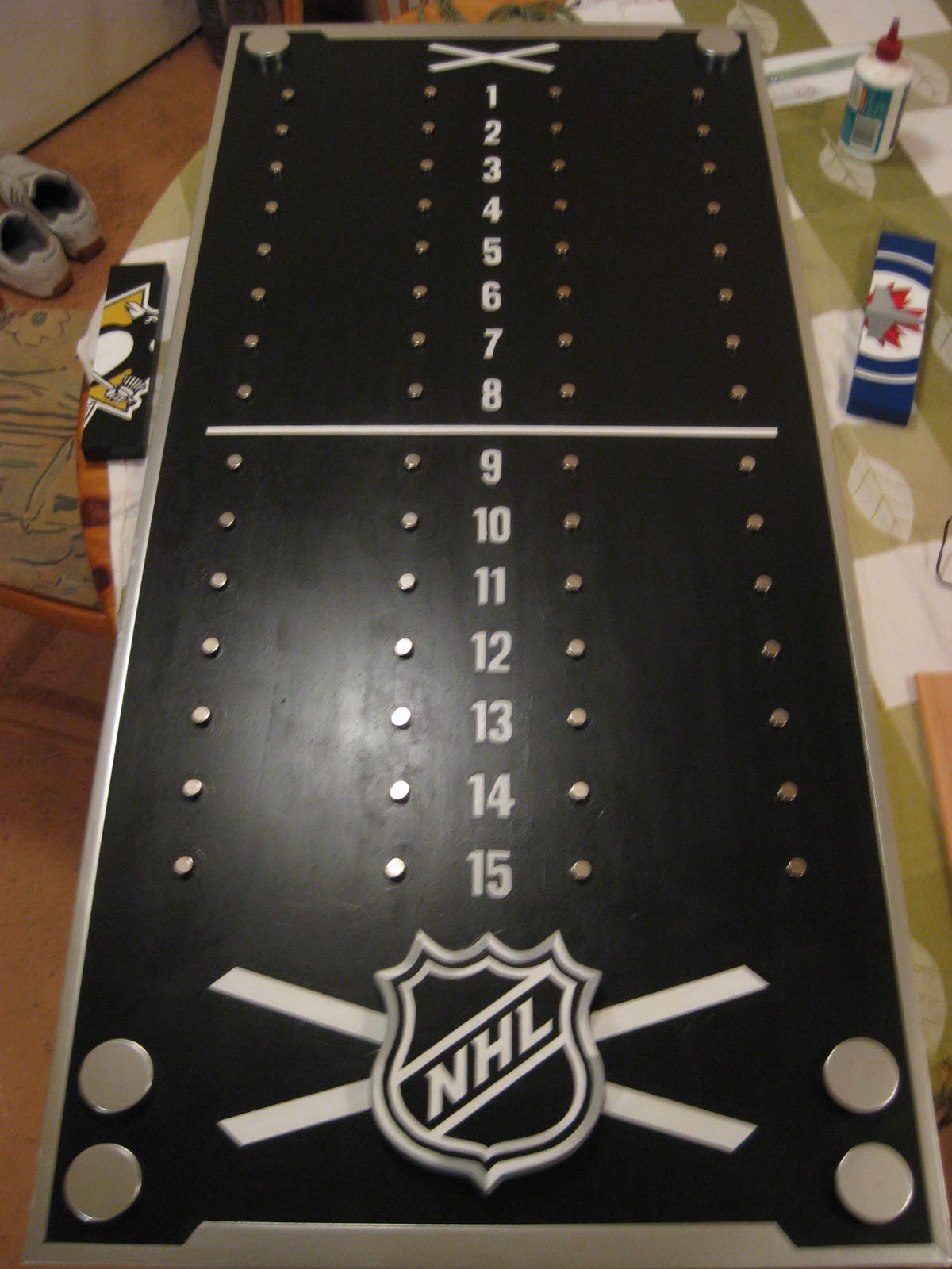Lumberjack Designs: NHL Standings Chart