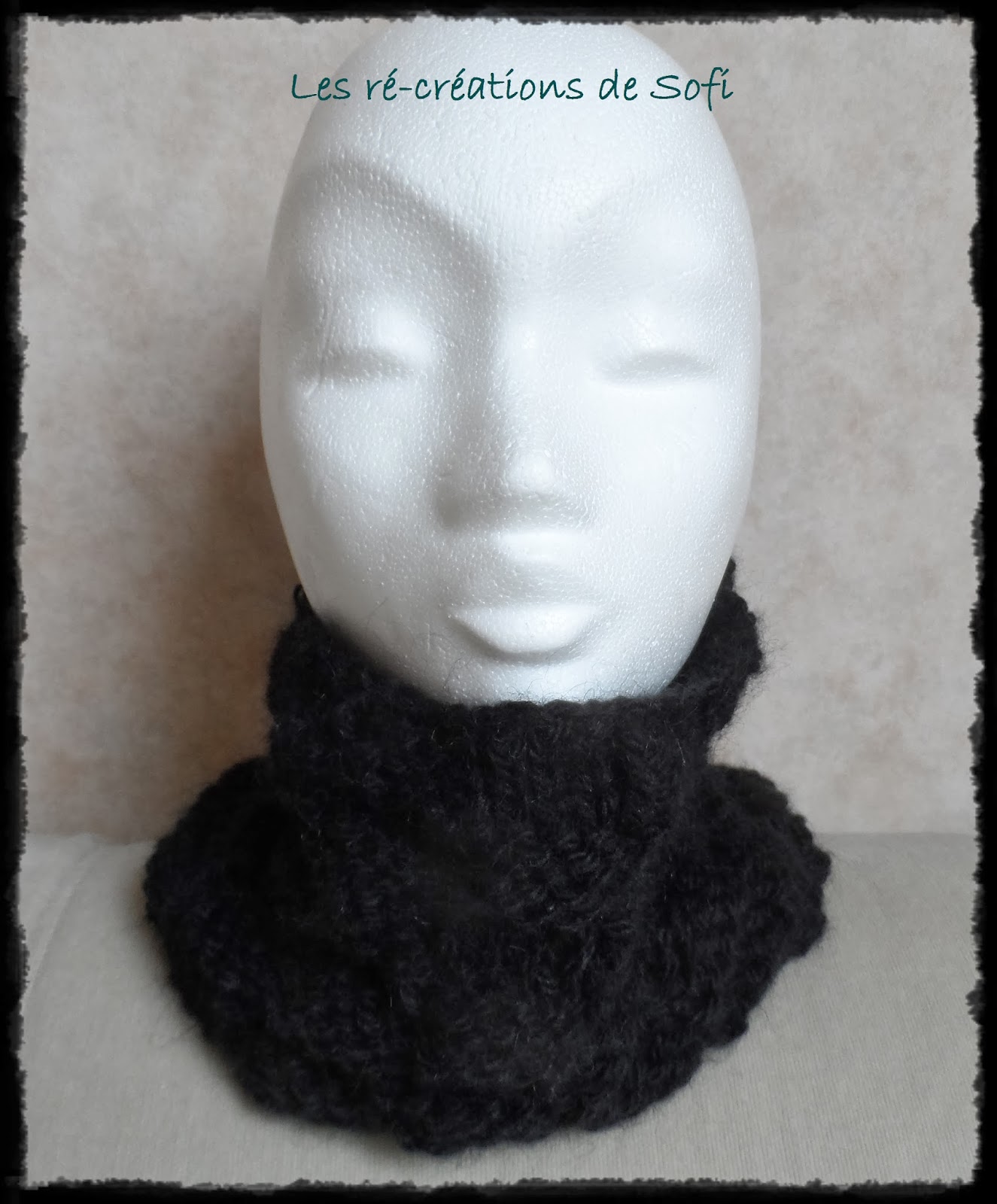 Les ré-créations de sofi: Cache-col ou snood damier pour homme