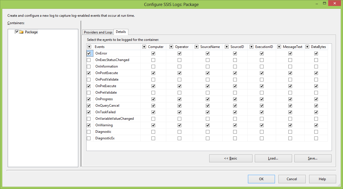 Tips And Tricks For Sql Server Developers Ssis Logging