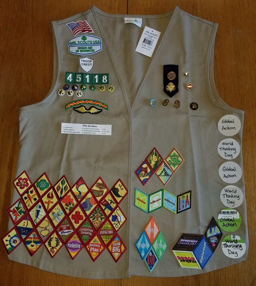 Girl Scout Ambassador Vest Insignia Placement at Greg Howell blog