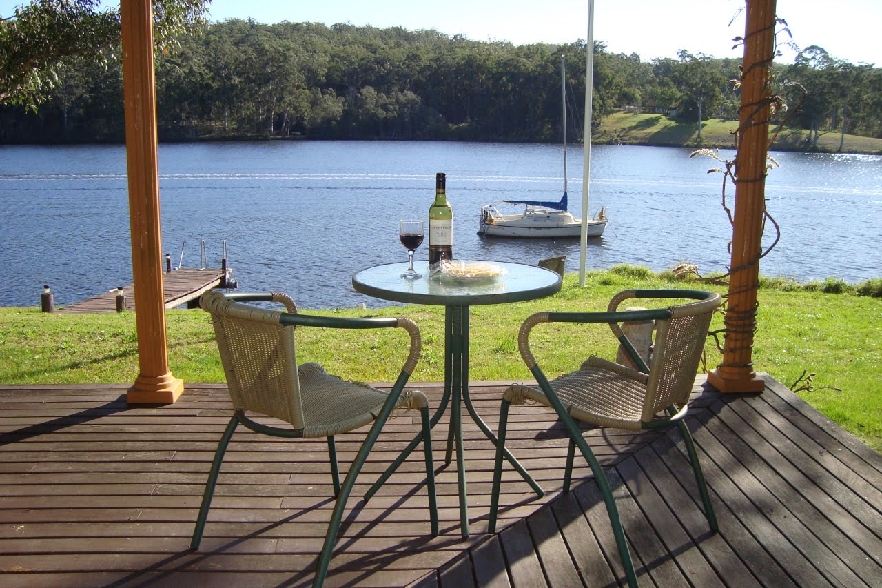At home at RIVERBEND on the beautiful Clyde: The sun is over the ...