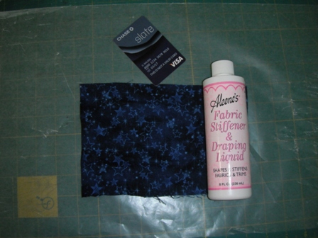 FunThreads Designs: How I Stiffened My Fabric