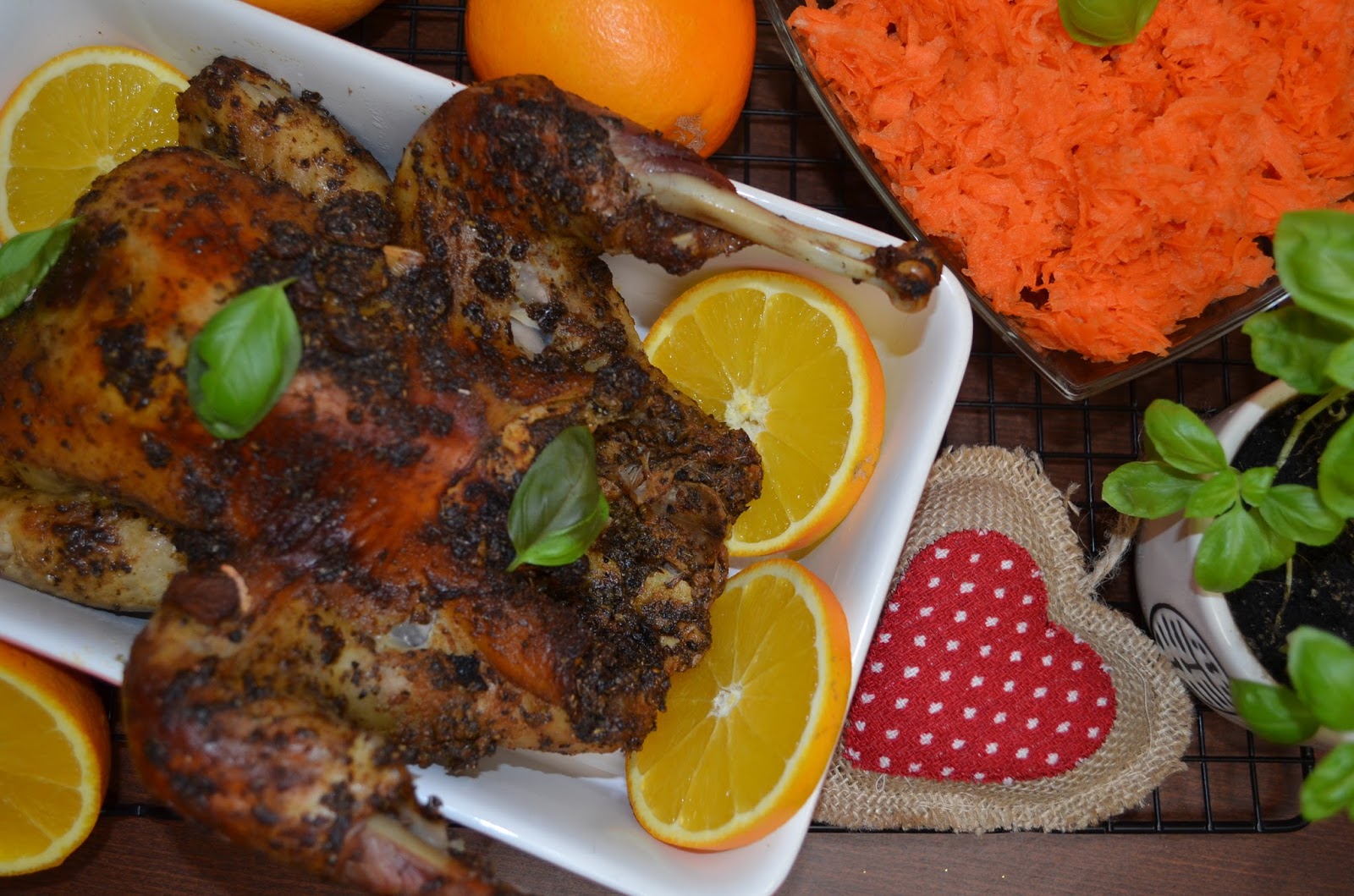 Aga w kuchni i nie tylko...: Pieczona perliczka w piekarniku