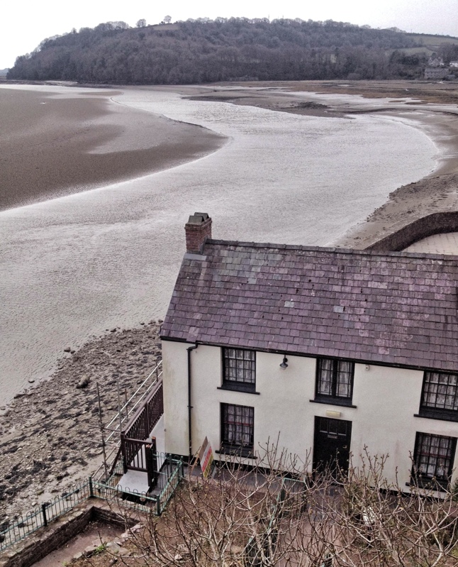 THE ENGLISH EYE IN WALES: DYLAN THOMAS BOAT HOUSE, LAUGHARNE