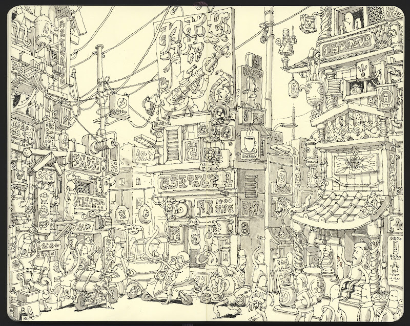 Mattias Inks: Moon blocks