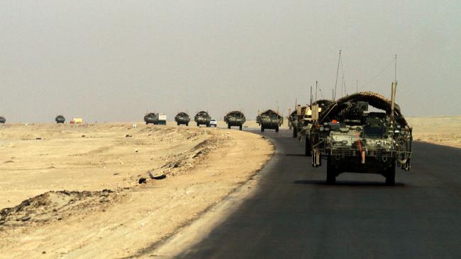 Simulizi za Majonzi: 'TACTICAL ROAD MARCH', US TROOPS MOVING OUT OF IRAQ