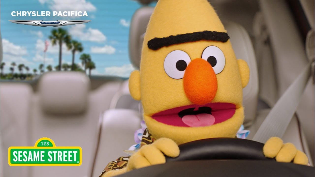 Muppet Stuff: Driving in Chrysler's with Sesame Muppets!