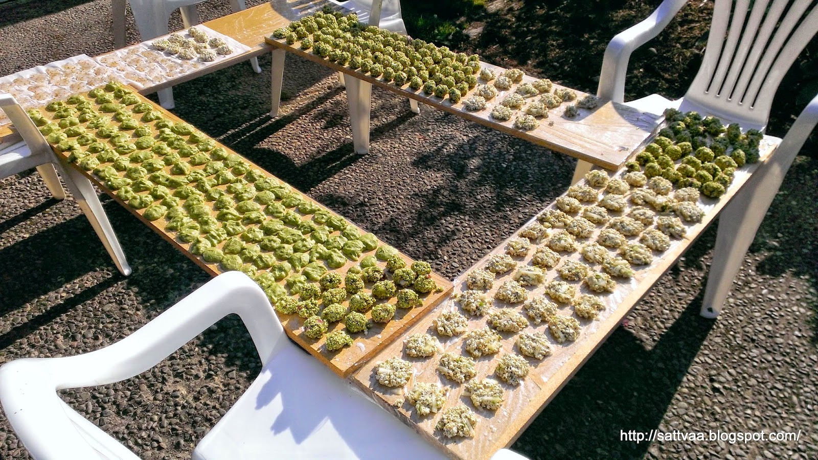 Sattvaa: Akki Sandige (Rice sandige) - home made and a pictorial