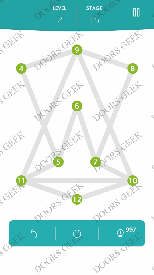 1LINE Level 2 Stage 15 Solution ~ Doors Geek